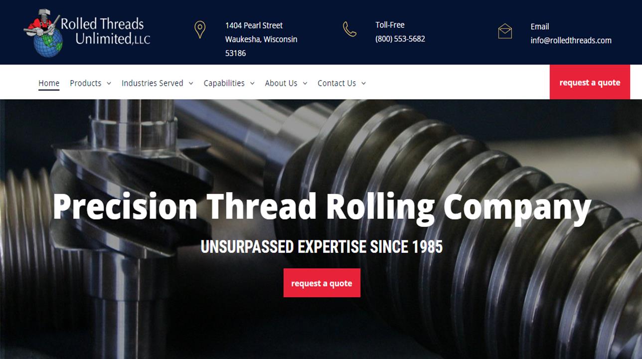 Rolled Threads Unlimited, LLC | Ball Screws