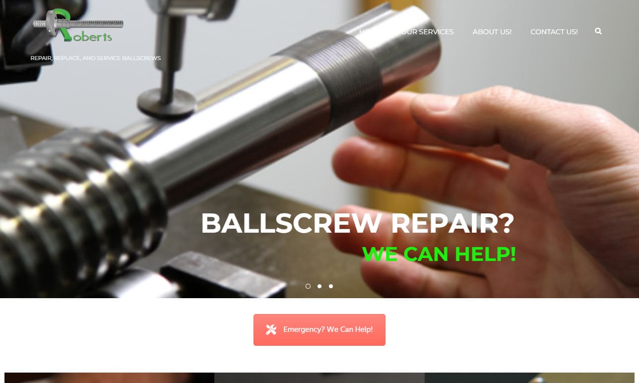 Robert’s Ballscrew Repair Services Inc. | Ball Screw